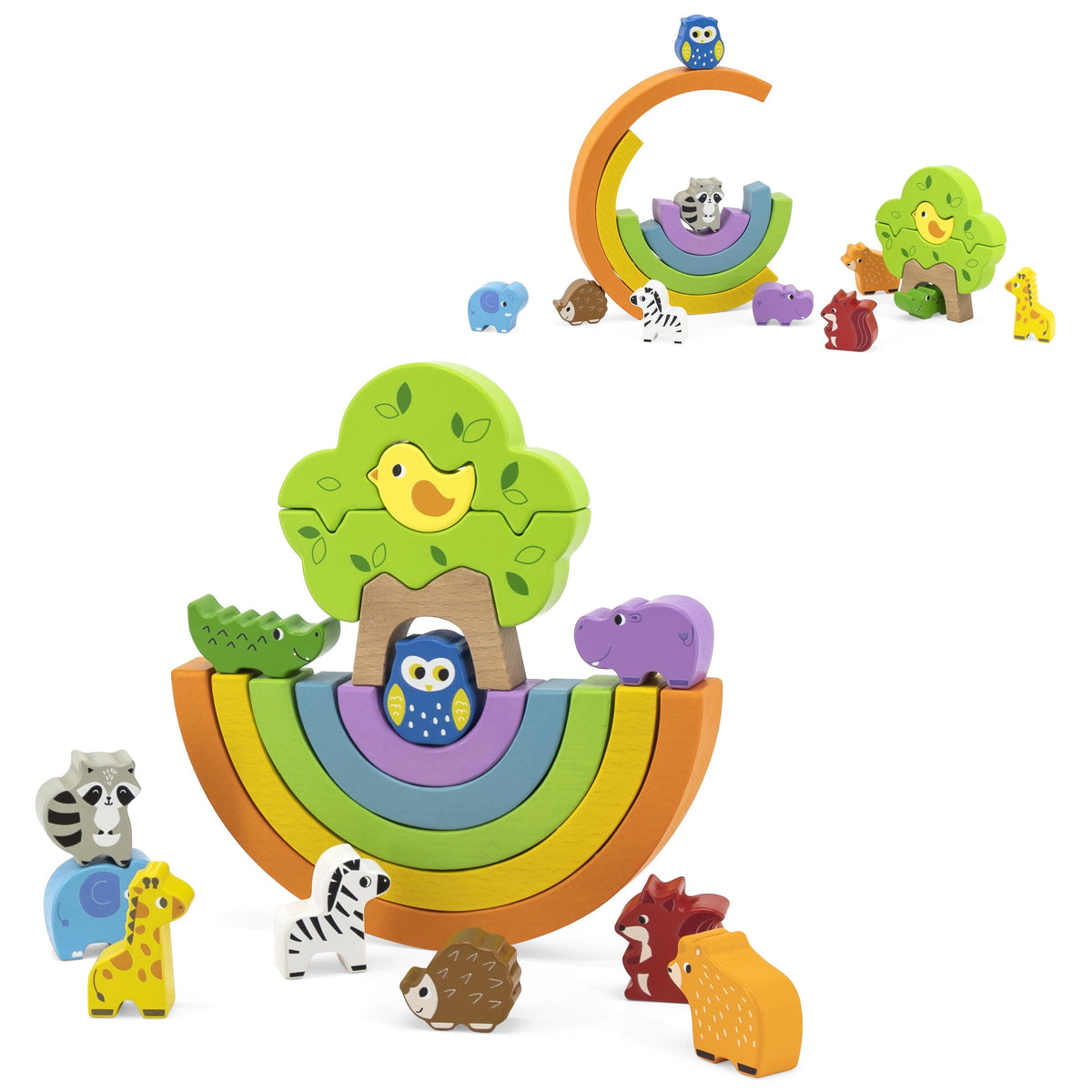 Puidust Montessori mänguasi Vikerkaar VIGA | Fairy Kitten Mänguasjapood